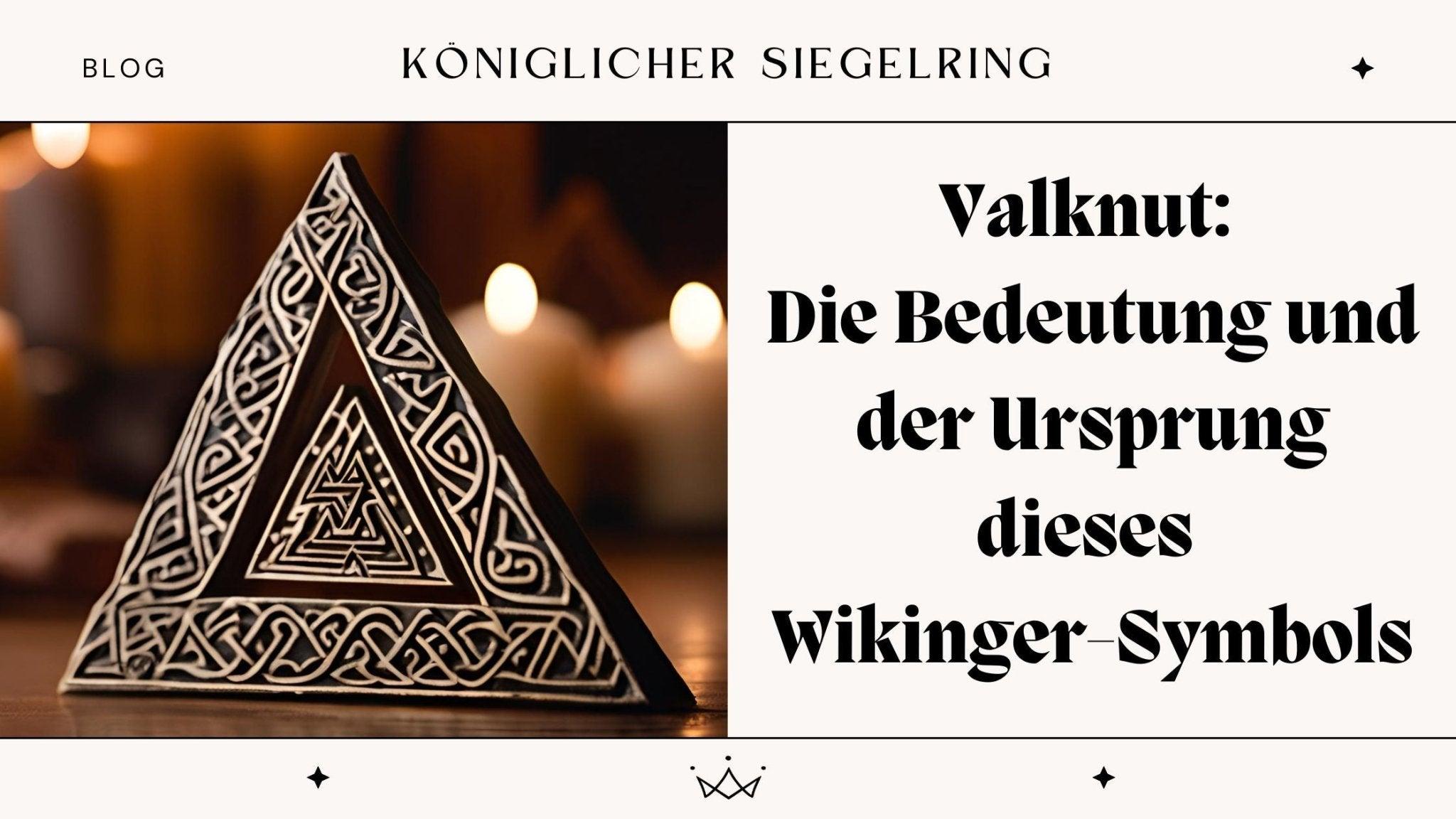 Valknut : Die Bedeutung und der Ursprung dieses Wikinger-Symbols ...